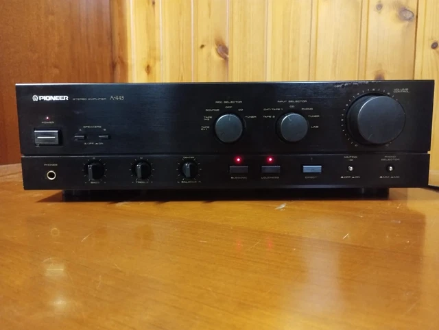 AMPLIFICATORE STEREO PIONEER A-445 ingresso Phono uscita equalizzatore ...