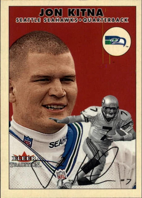 2000 FLEER TRADITION Glossy Seahawks Seattle Football Card #111 Jon ...