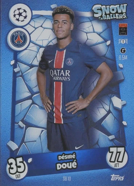 TOPPS MATCH ATTAX Champions League 2024/2025 SB 10 Snow Ballers Desire ...