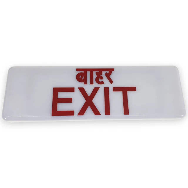 ORIGINAL AIRCRAFT EXIT Sign IndiGo Airbus A320 VT-IHW Loft Industrial ...