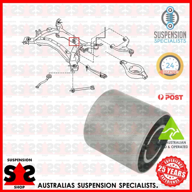 FRONT AXLE BUSHING, Axle Beam Suit NISSAN Elgrand (E51) 2.5 AWD (_E5 ...