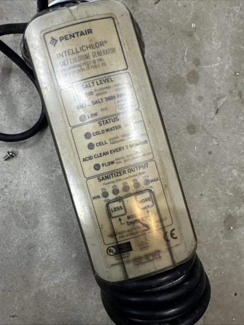 PENTAIR INTELLICHLOR IC40 Salt Chlorine Generator Cell Used - For Parts ...