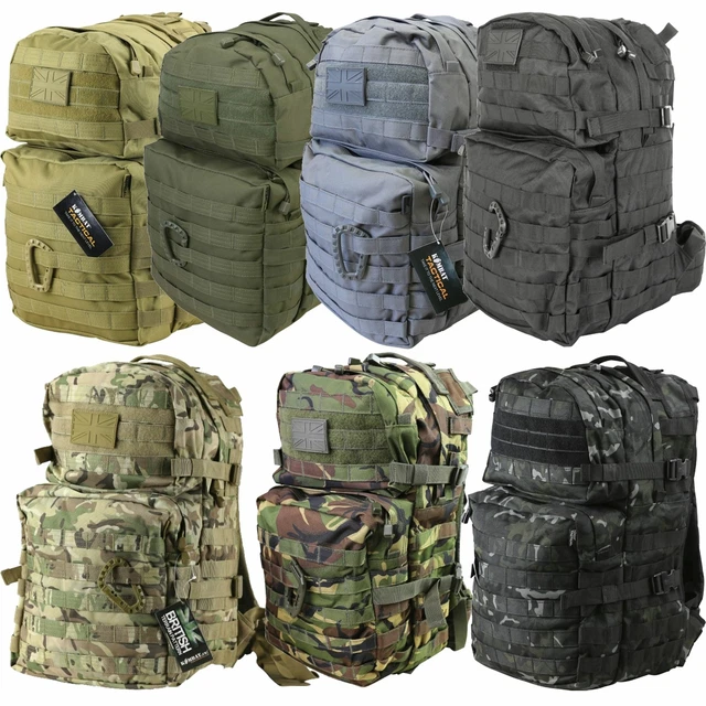 KOMBAT UK MEDIUM Tactical Army Assault Military Molle Bag Back Pack ...