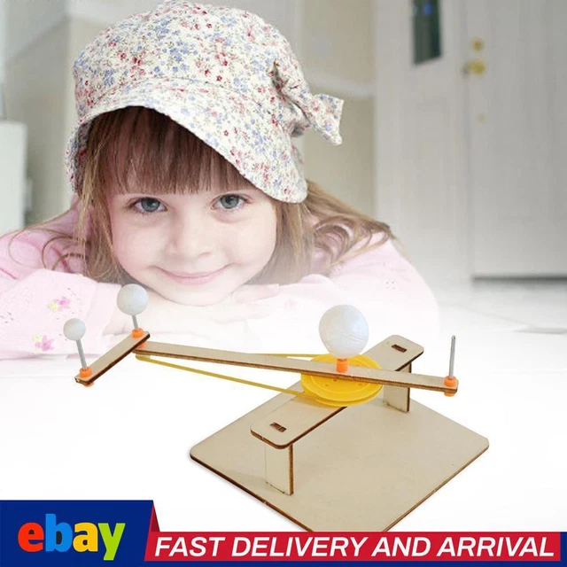 DIY EARTH MOON Sun Model Materials Kit Orbit Planetarium Assembled ...