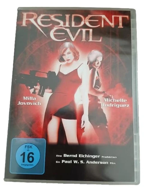 RESIDENT EVIL DVD Milla Jovovich Zombie Apokalypse Sci-Fi Actionfilm ...
