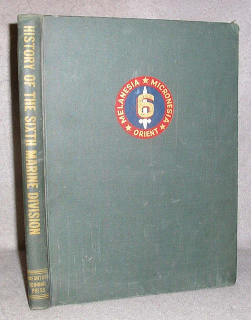 WWII UNIT HISTORY Book Sixth Marine Division Okinawa Guam Guadalcanal ...