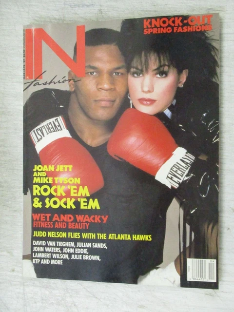 IN FASHION MAGAZINE March April 1987 Joan Jett Mike Tyson Judd Nelson ...