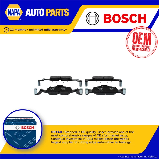 BRAKE PADS SET fits AUDI S6 C8 3.0D Front 19 to 21 Bosch 4K0698151E ...