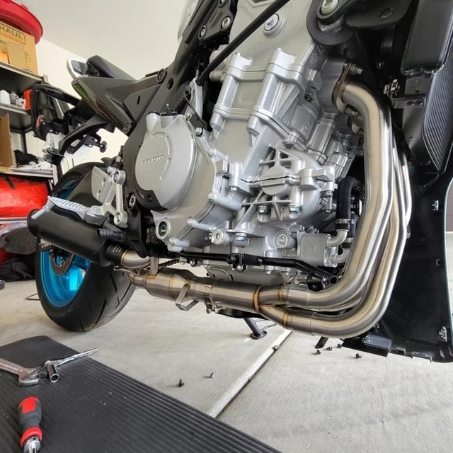 FOR CFMOTO 675NK 675SR/SS 2024-2026 Full System Exhaust Front Pipe ...