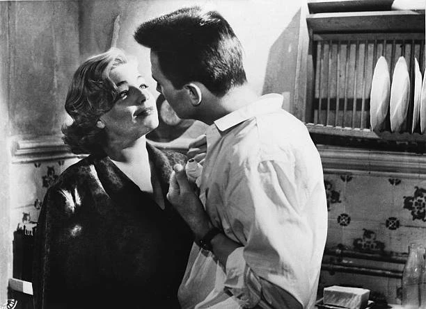 SIGNORET SIMONE ACTRESS Writer France Scene from the movie Room at- Old ...