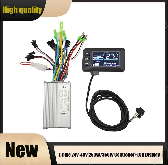 ELECTRIC BICYCLE 24V-48V 250W/350W E-bike Brushless Controller+LCD ...