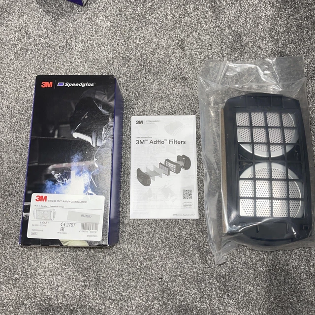 3M SPEEDGLAS ADFLO Gas Filter PAPR Air Respirator 837242 - Organic ...