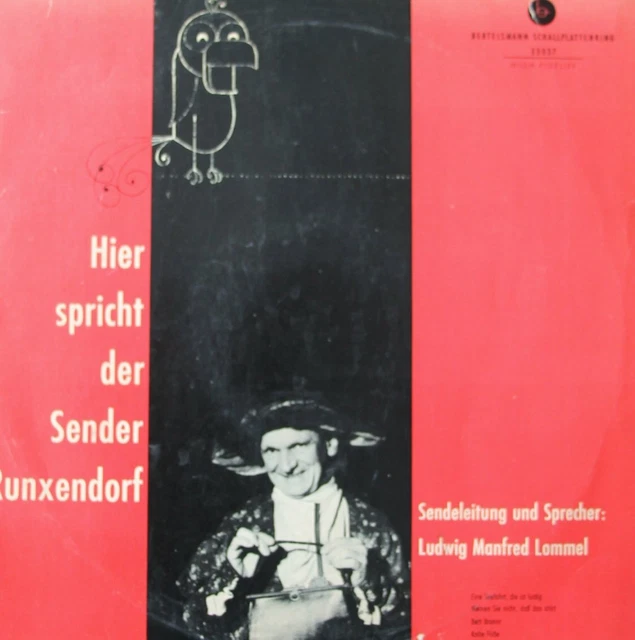 &HIER SPRICHT DER Sender Runxendorf" Ludwig Manfred Lommel Vinyl ...