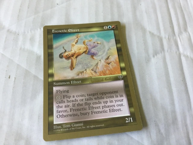 FRENETIC EFREET WORLD championship 1997 gold border MTG Magic the ...