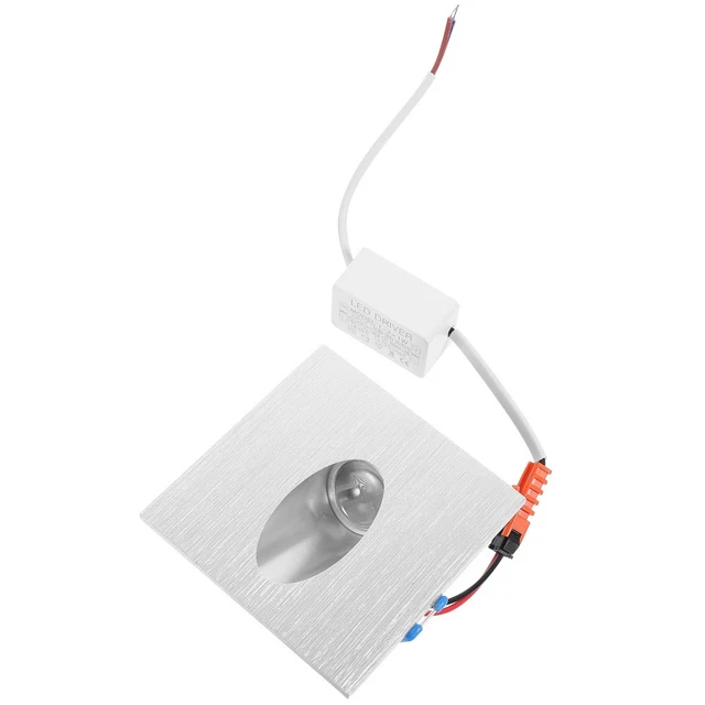 3 PCS CORNER Light Recessed Wall Lights Stairs Square LED Mouted Indoor ...