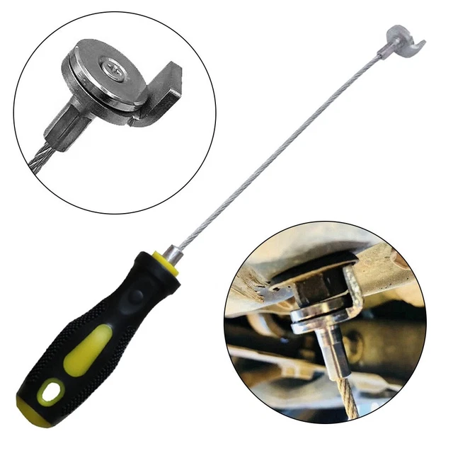 ANTI SCALD MAGNETIC Oil Drain Plug Tool Efficiently Remove Sump Screw ...