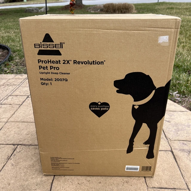 BISSELL PROHEAT REVOLUTION 2X Pet Pro Deluxe Upright Deep Carpet ...