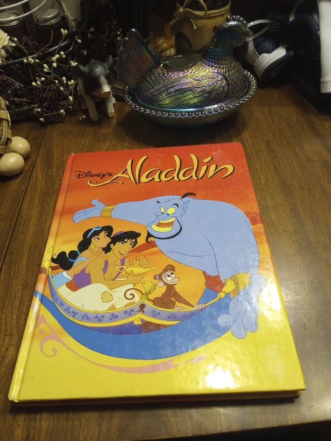 DISNEY CLASSIC SERIES Aladdin Jumbo Book Hardcover 1992 1st edition £7. ...