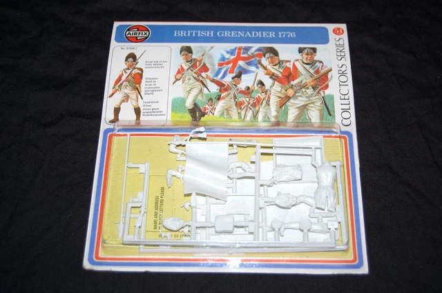 AIRFIX 1/32 SCALE 54mm British Army Grenadier Guard 1776 Model Kit 1974 ...