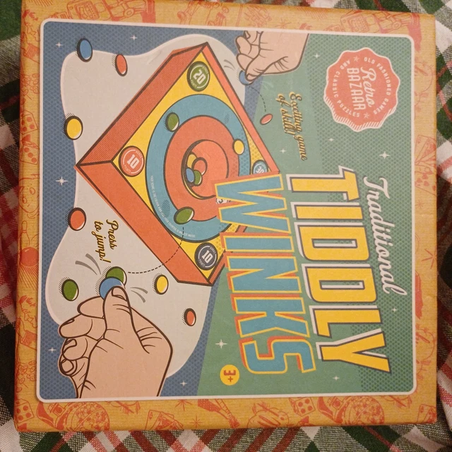 RETRO BAZAAR TRADITIONAL Old Fashioned Tiddly Winks Family Game £6.50 ...