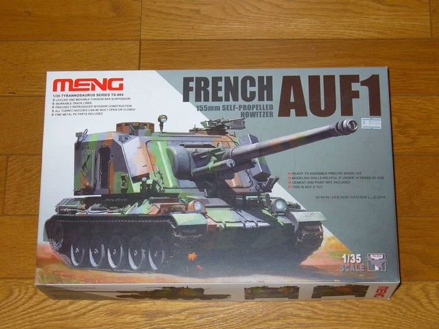 1/35 FRENCH AUF1 155mm Self-Propelled Howitzer Mengel EUR 162,49 ...