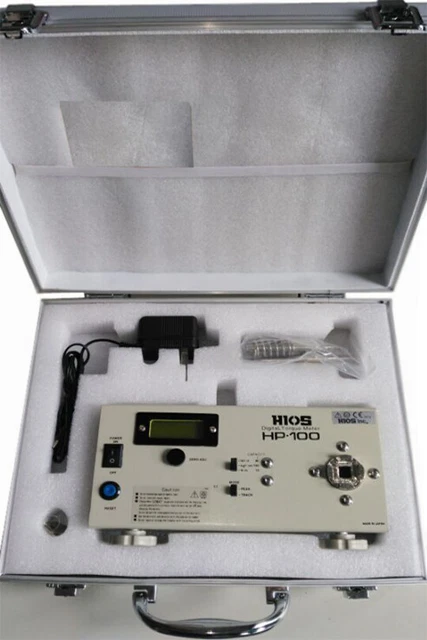 HIOS HP-100 TORQUE Meter Digital Torsionmeter Torsiometer Torsional ...