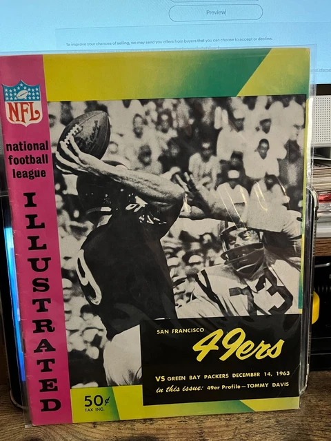1963 PROGRAMME 49ERS Green Bay Packers Vs San Francisco 14 EUR 28,78 ...