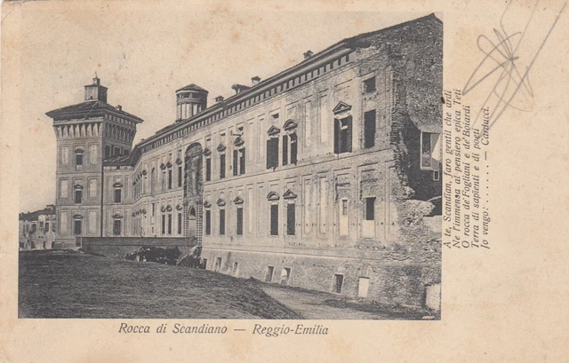 CARTOLINA *7 ROCCA Di Scandiano Reggio Emilia Emilia Romagna Viaggiata ...