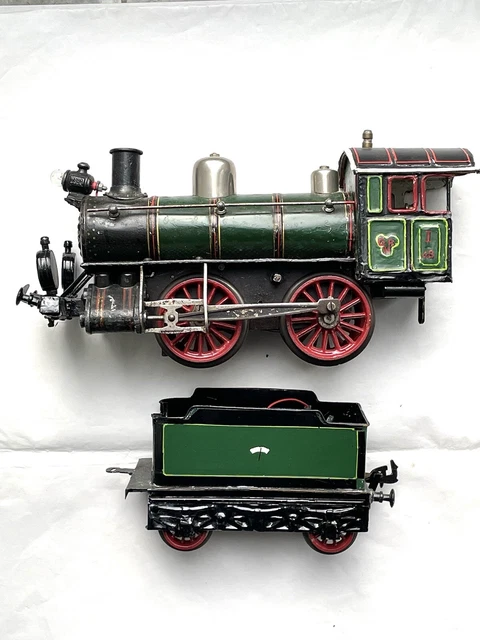 ANTIQUE BING DRGM Gauge 1 clockwork pre-war model railway locomotive £ ...
