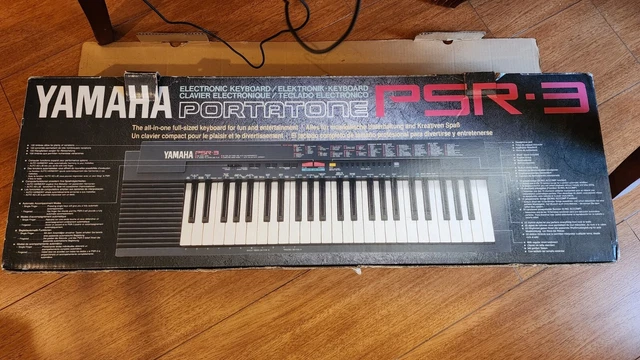 CLAVIER ÉLECTRONIQUE PORTABLE 100 voix Yamaha PSR-3 (49 touches) avec ...