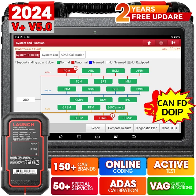 2025 LAUNCH X431 PRO3S+ V5.0 KFZ OBD2 Diagnosegerät Profi BT Scanner ALLE SYSTEM EUR 1.039,00 ...