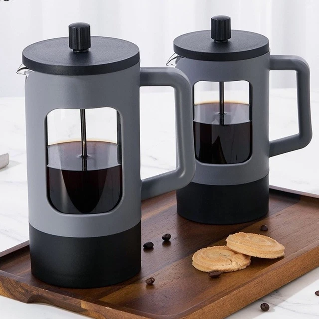 600ML FRENCH PRESS Coffee Maker Borosilicate Glass Tea Maker for Making ...