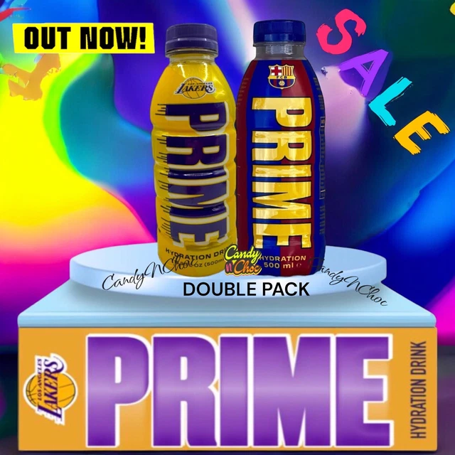PRIME HYDRATION LA Lakers Rare USA Import New Release Drink 500ml In ...