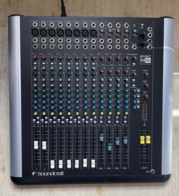 SOUNDCRAFT SPIRIT M8 Mixer Studio Mixing Desk Console £156.72 - PicClick UK