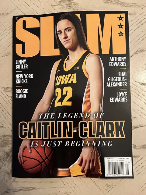 2024 CAITLIN CLARK Slam Magazine April/ May Issue £22.11 - PicClick UK