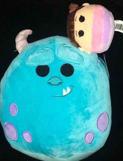 SQUISHMALLOW 10& INCH Disney Sulley & Boo Monsters Inc. Brand New With ...