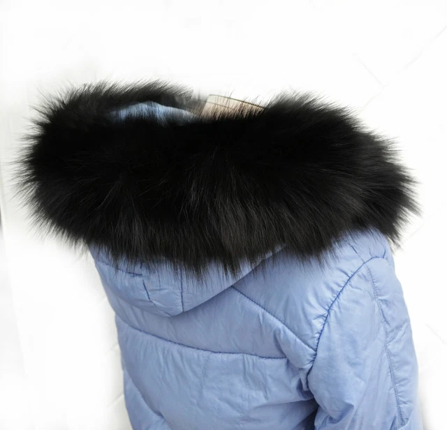 XL LARGE REAL Fox Fur Trim, Fur Scarf, Trim for Hood, Fox Fur Collar 80 ...