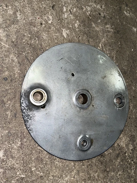 BSA, A65 FRONT Brake Plate Original Used 8in. 67-5556, Spares Or Repair ...