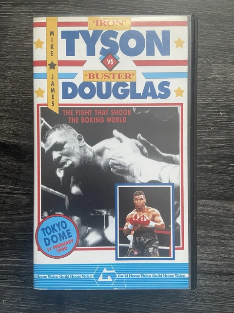 MIKE TYSON VS Buster Douglas - VHS Tape (1990) Heavyweight Boxing ...