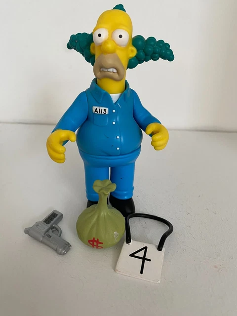 FIGURINE PLAYMATES WOS Simpsons Series 9 Busted Krusty The Clown Neuve ...