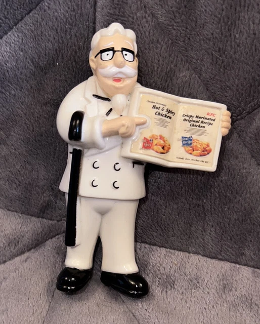 VINTAGE KFC KENTUCKY Fried Chicken Colonel Sanders Fast Food Mascot PVC ...