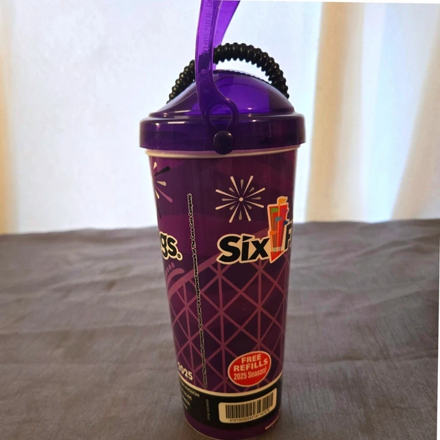 SIX FLAGS PARKS 2025 All Season All Six Flag Parks Drink Cup Free ...