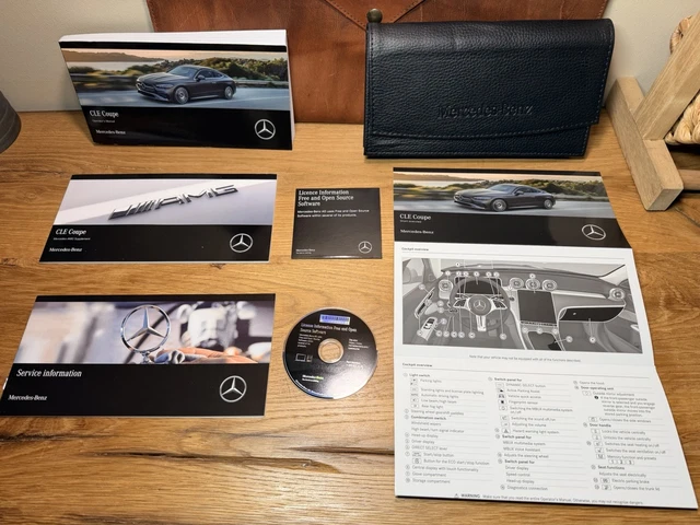 2025 2026 2024 Mercedes Cle Coupe Owners Manual Set Cle53 / Amg 53 ...