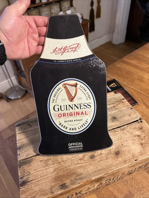 GENUINE GUINNESS COLLECTABLE Rectangular Glass Chopping Board - Unused ...