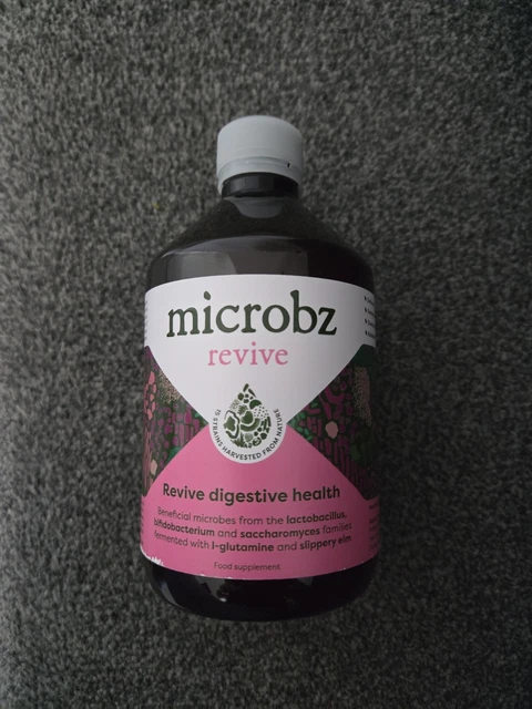MICROBZ REVIVE LIQUID Probiotics for Gut Health, 475 ml (Pack of 1 ...