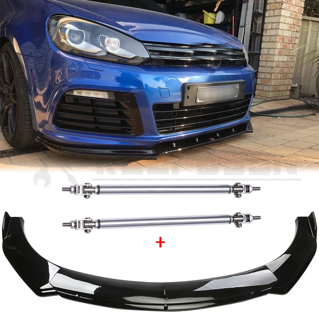 FRONT BUMPER CHIN Lip Spoiler Splitter Body Kit +Strut Rods For VW EOS 2007-2016 EUR 84,89 ...