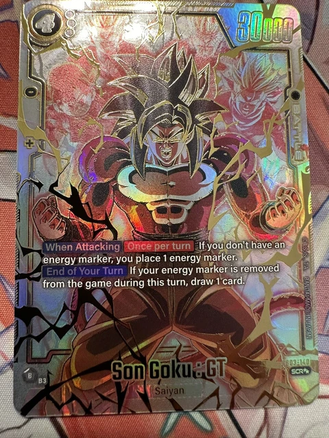 DRAGON BALL FUSION World Raging Roar Son Goku : GT SCR double étoile FB03-140 SS4 EUR 1.081,57 ...