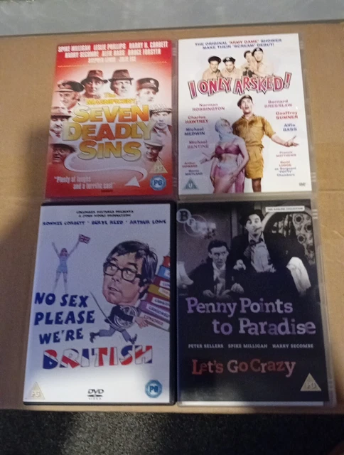 CLASSIC VINTAGE BRITISH Film Dvd Bundle X4 Includes Bfi Film £9.00 ...