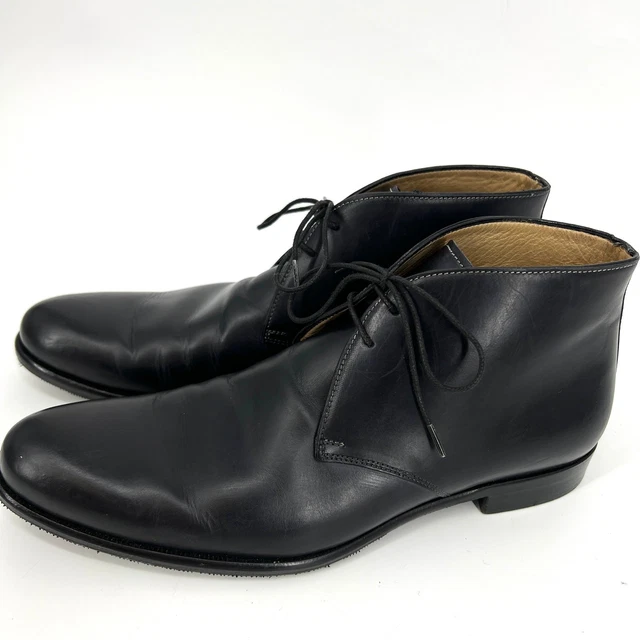 PAUL EVANS MENS Leather Chukka Boots Size 9 Made in Italy £148.18 ...
