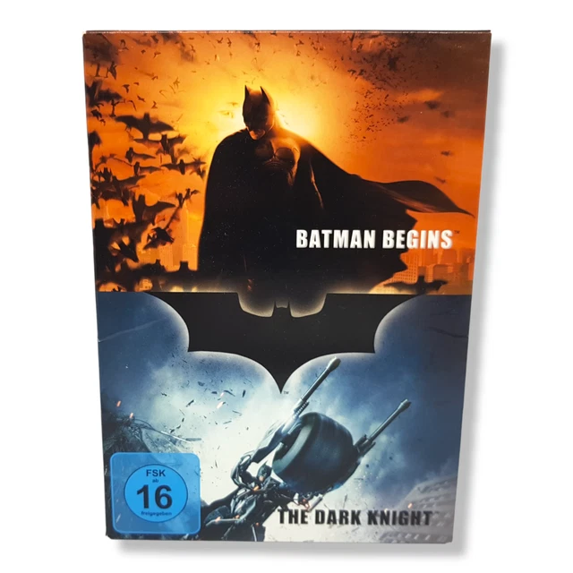 BATMAN BEGINS THE Dark Knight 2 DVD Film Collection Box Pappschuber ...